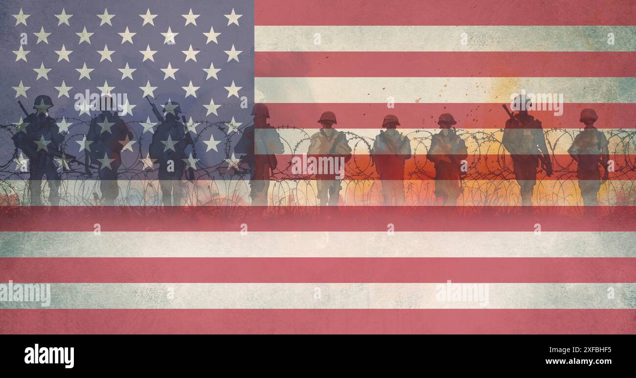 Veterans day, american flag, US soldiers, Memorial Day of the USA ...