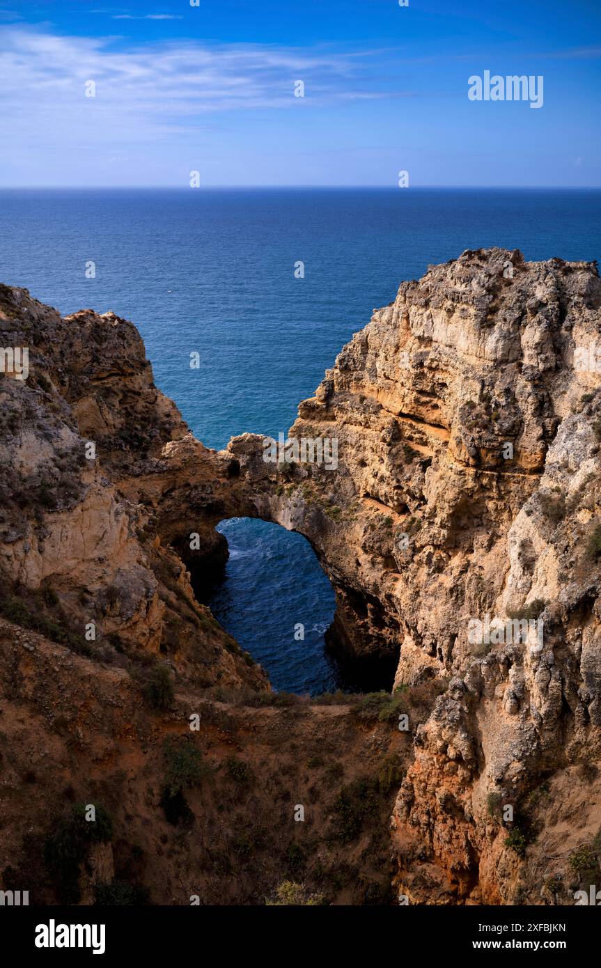 Coloured cliffs, rocks, sea, Ponta da Piedade, Lagos, caves, cliffs ...