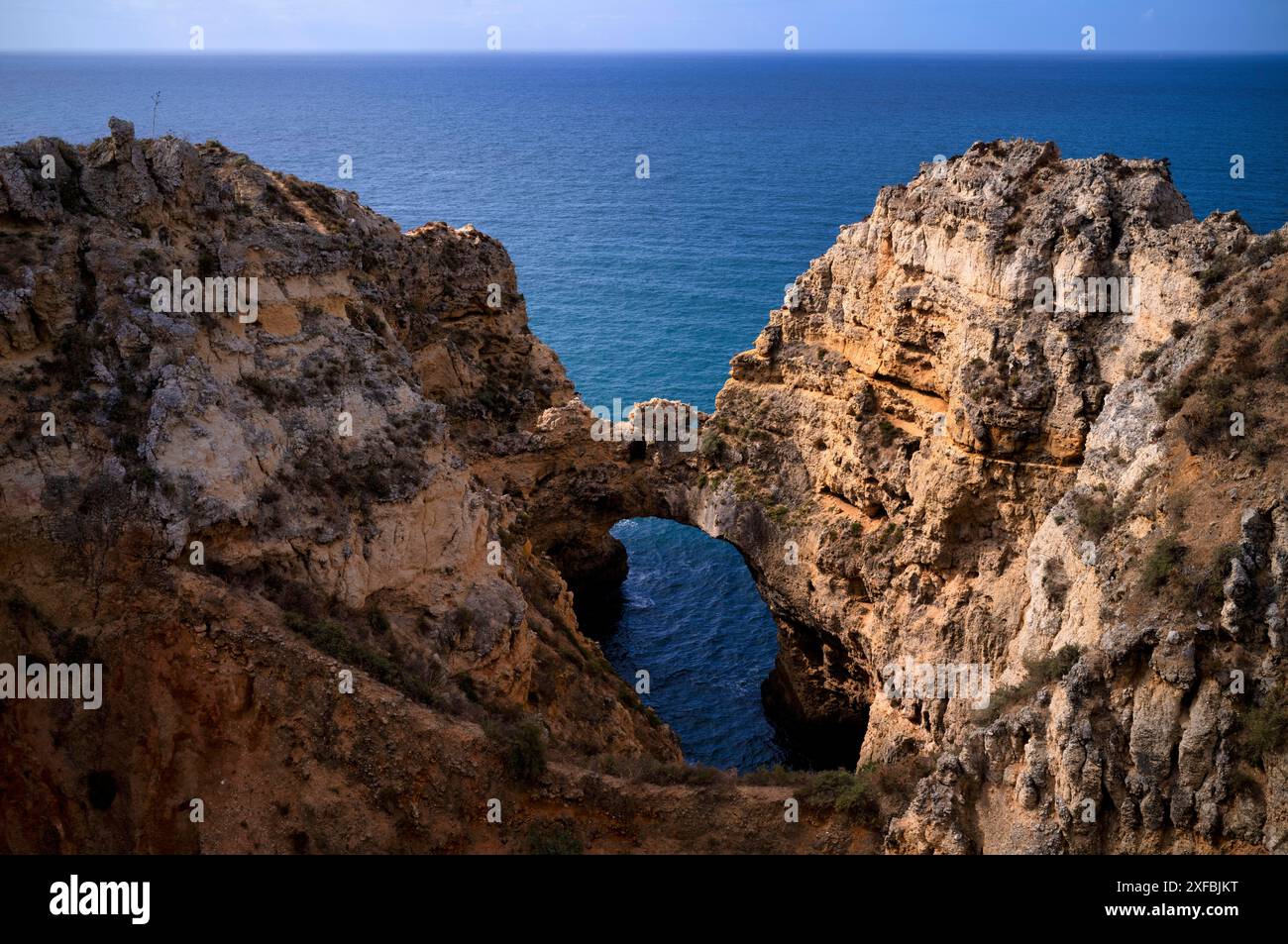 Coloured cliffs, rocks, sea, Ponta da Piedade, Lagos, caves, cliffs ...