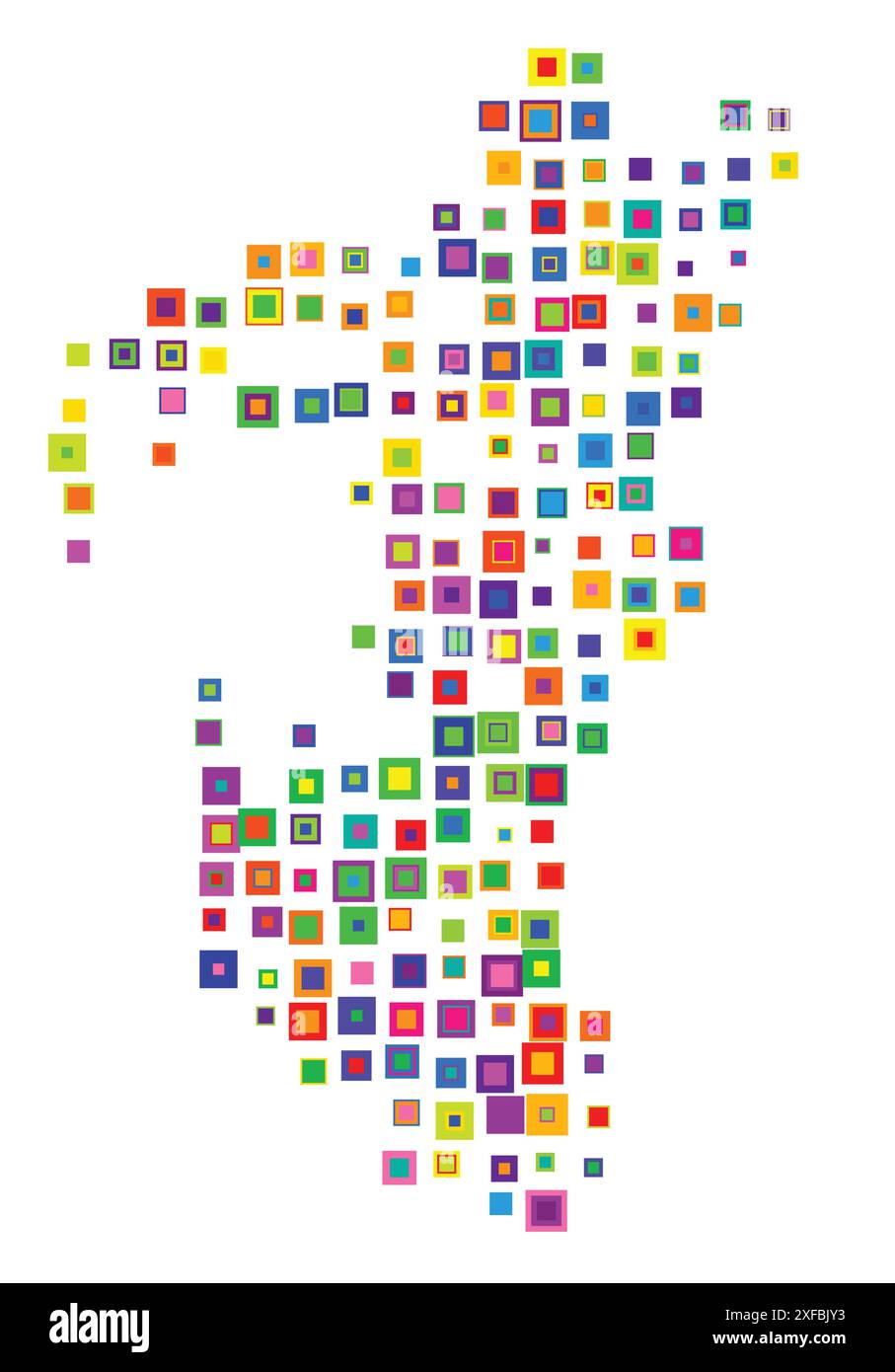 Rogaland vector outline map hi-res stock photography and images - Alamy