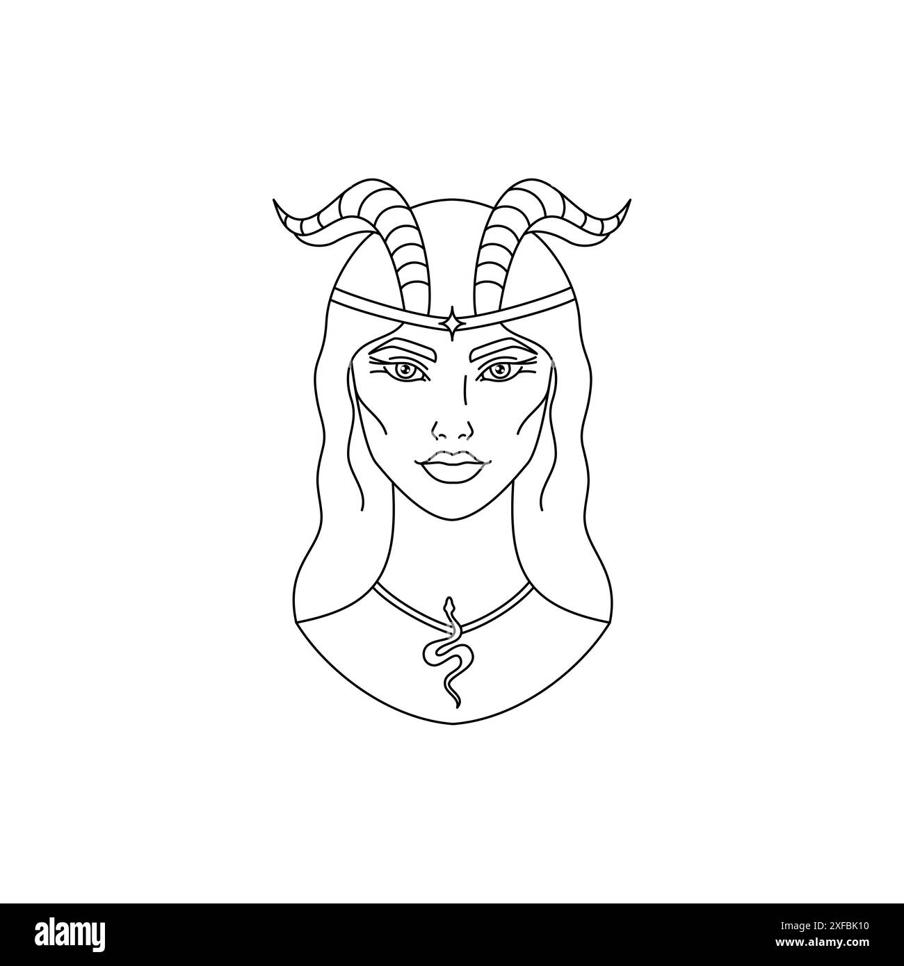 Feminine line art on Black and White Stock Photos & Images - Alamy