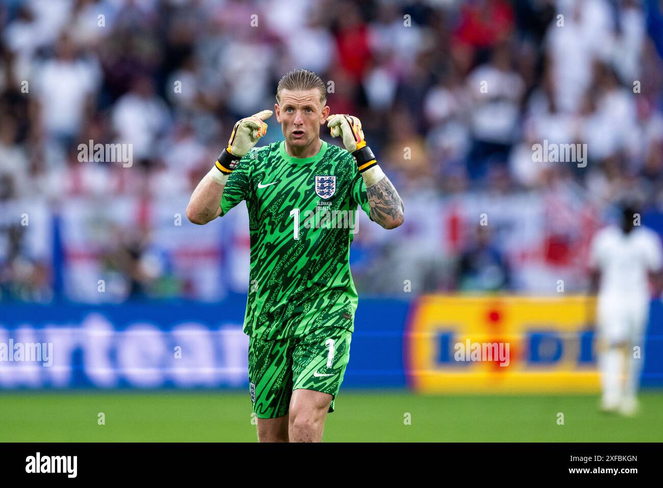 Jordan Pickford (England, #01) aergert sich, GER, England (ENG) vs ...
