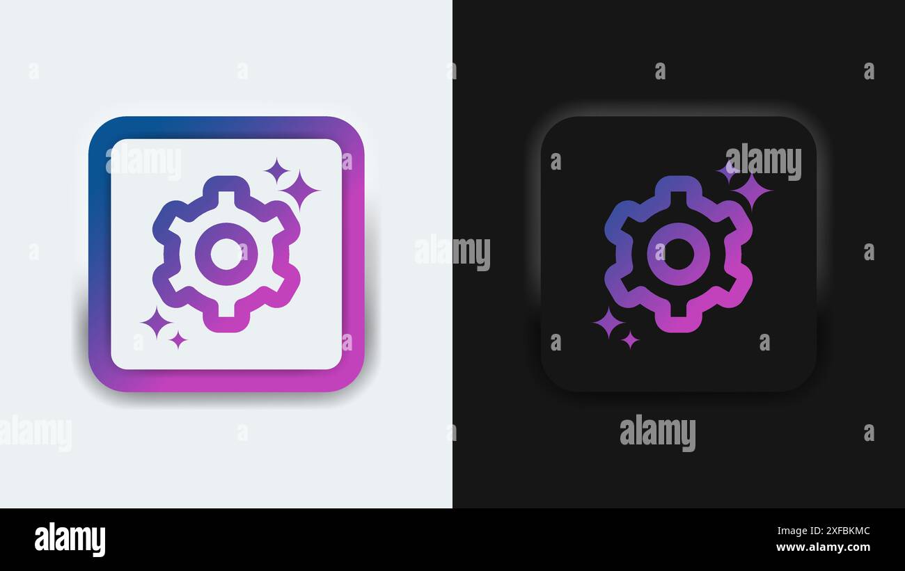 App setting Stock Vector Images - Alamy