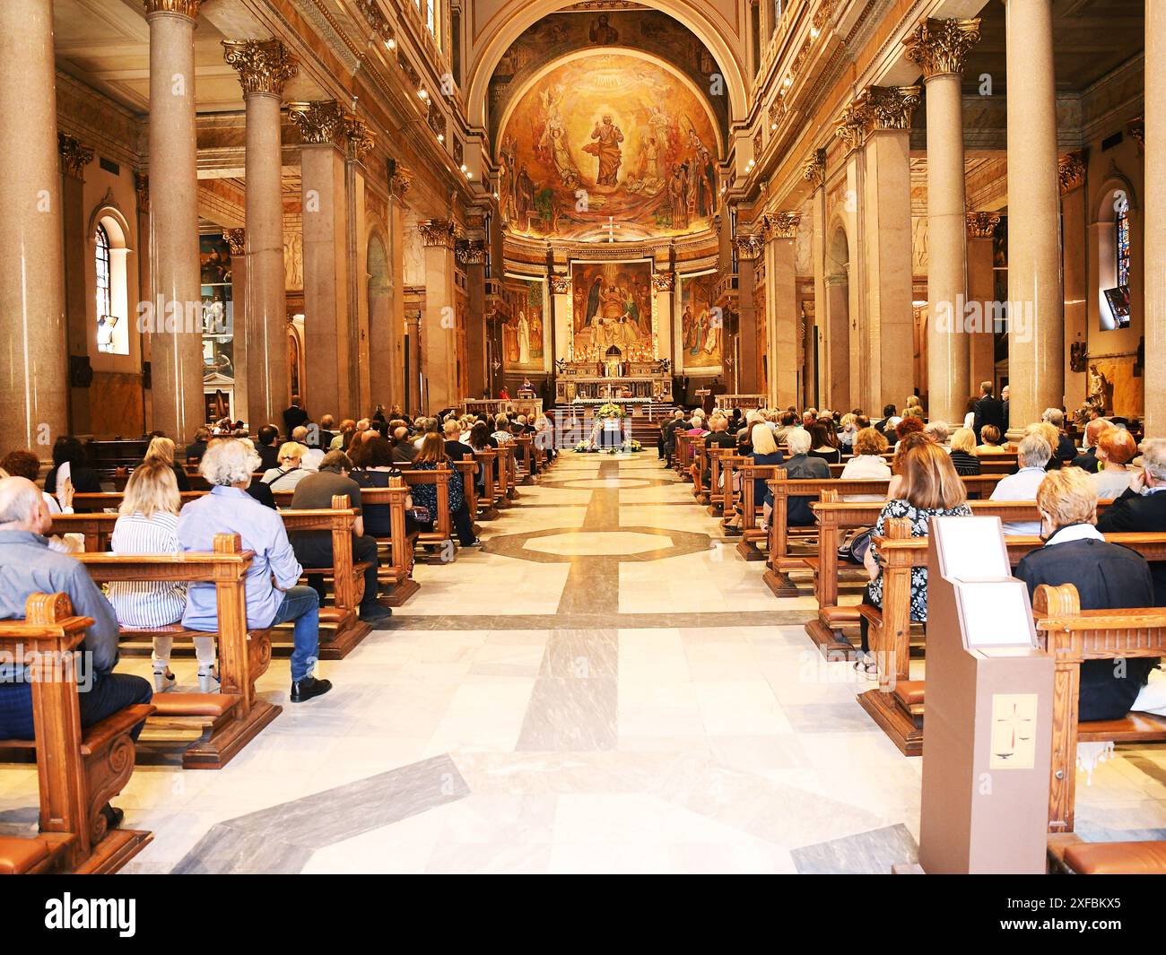 Rome, Funeral of Maria Rosaria Homage in the parish of San Giuseppe al ...
