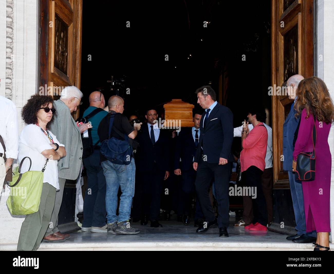 Rome, Funeral of Maria Rosaria Homage in the parish of San Giuseppe al ...