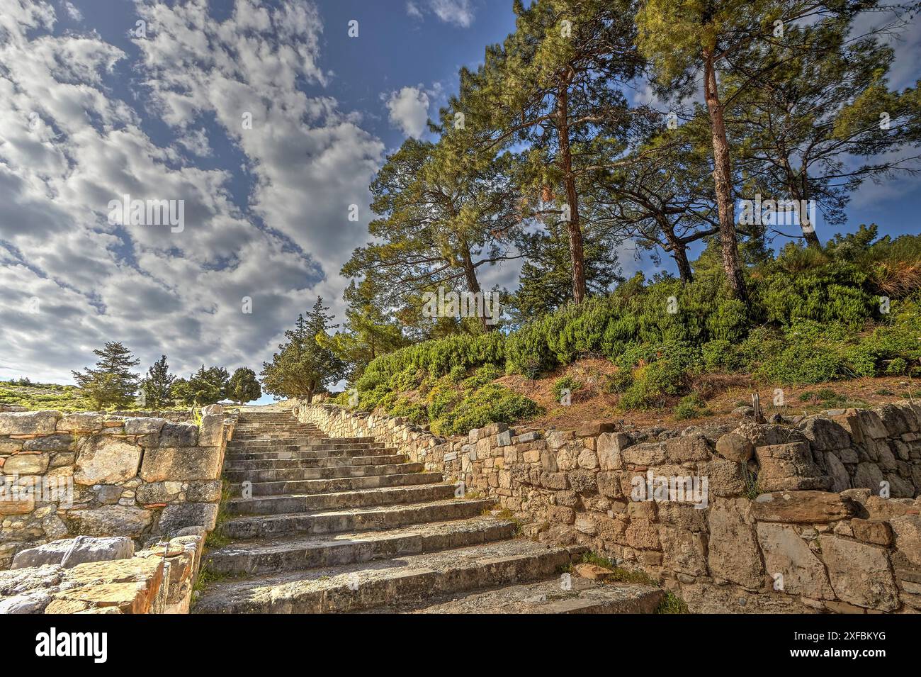 Ancient greek stone stairs hi-res stock photography and images - Alamy