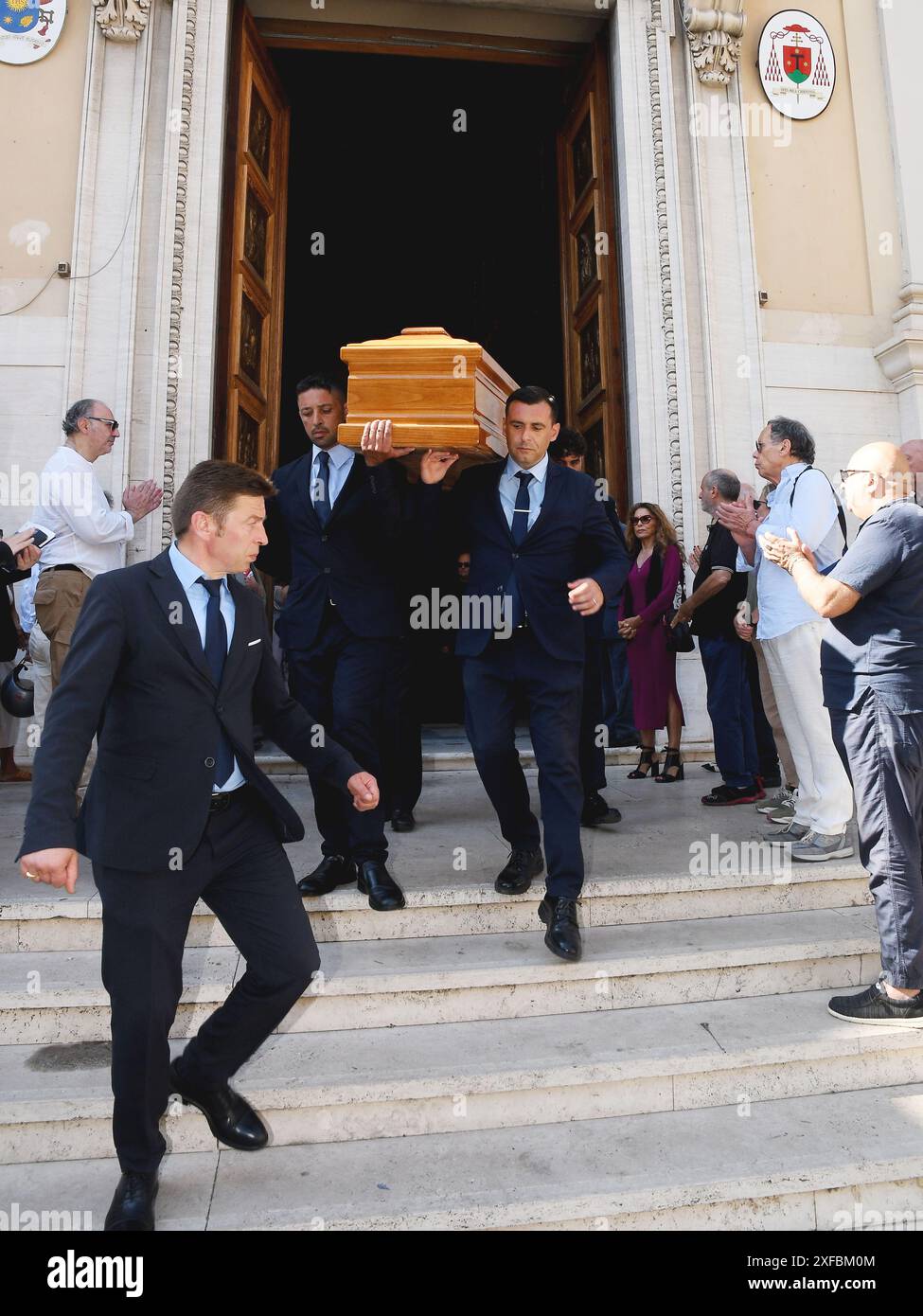 Rome, Funeral of Maria Rosaria Homage in the parish of San Giuseppe al ...