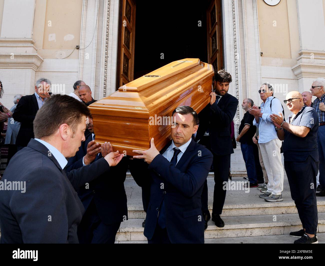 Rome, Funeral of Maria Rosaria Homage in the parish of San Giuseppe al ...