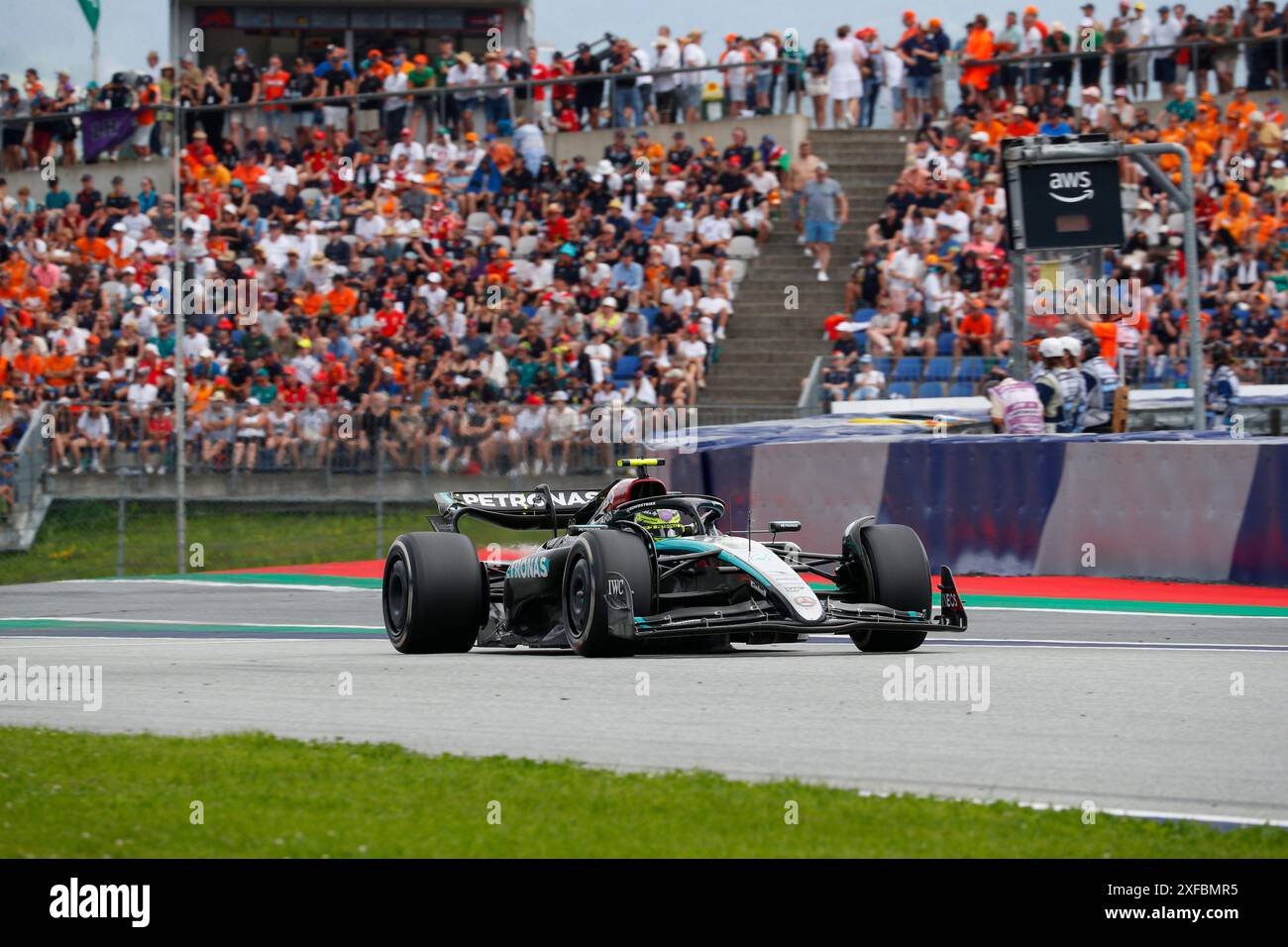 Lewis Hamilton Mercedes AMG during the 2024 edition of the Formula 1 ...