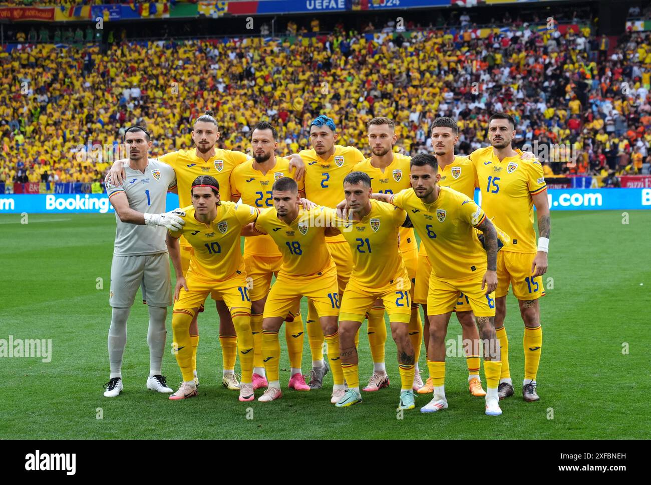 A Romania team group photo ahead of the UEFA Euro 2024, round of 16 ...