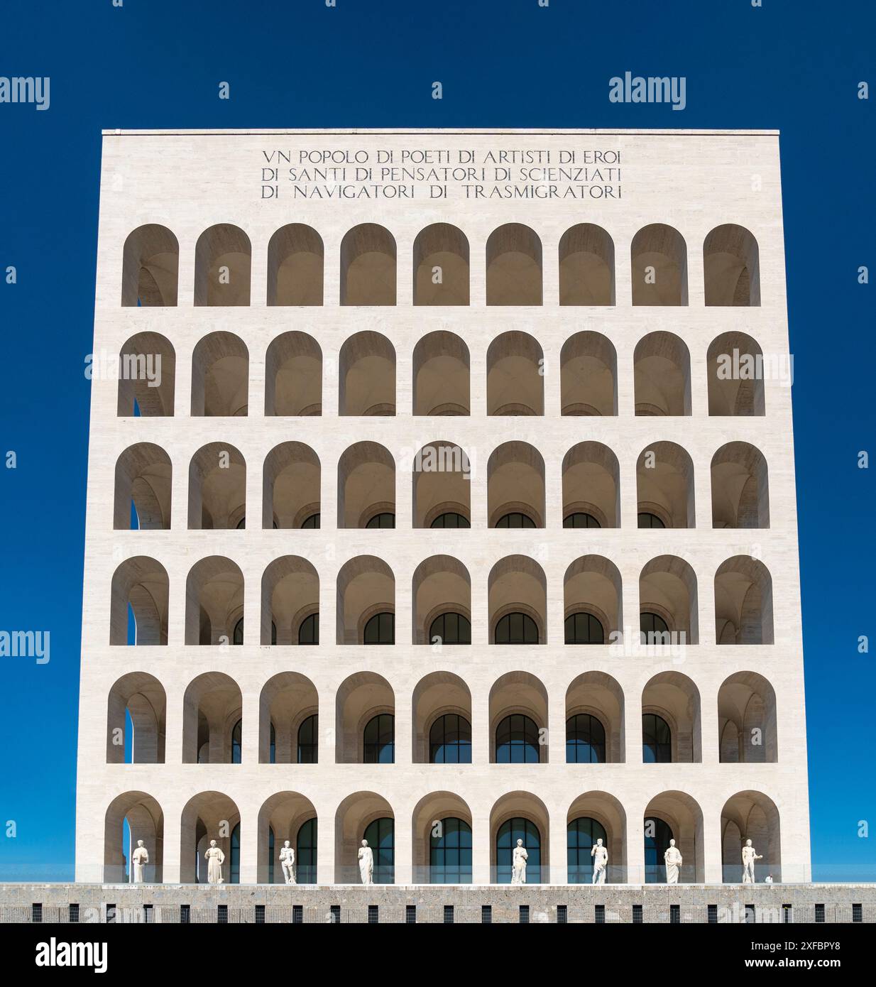 The Palazzo della Civilta del Lavoro, designed in 1937 by Marcello ...