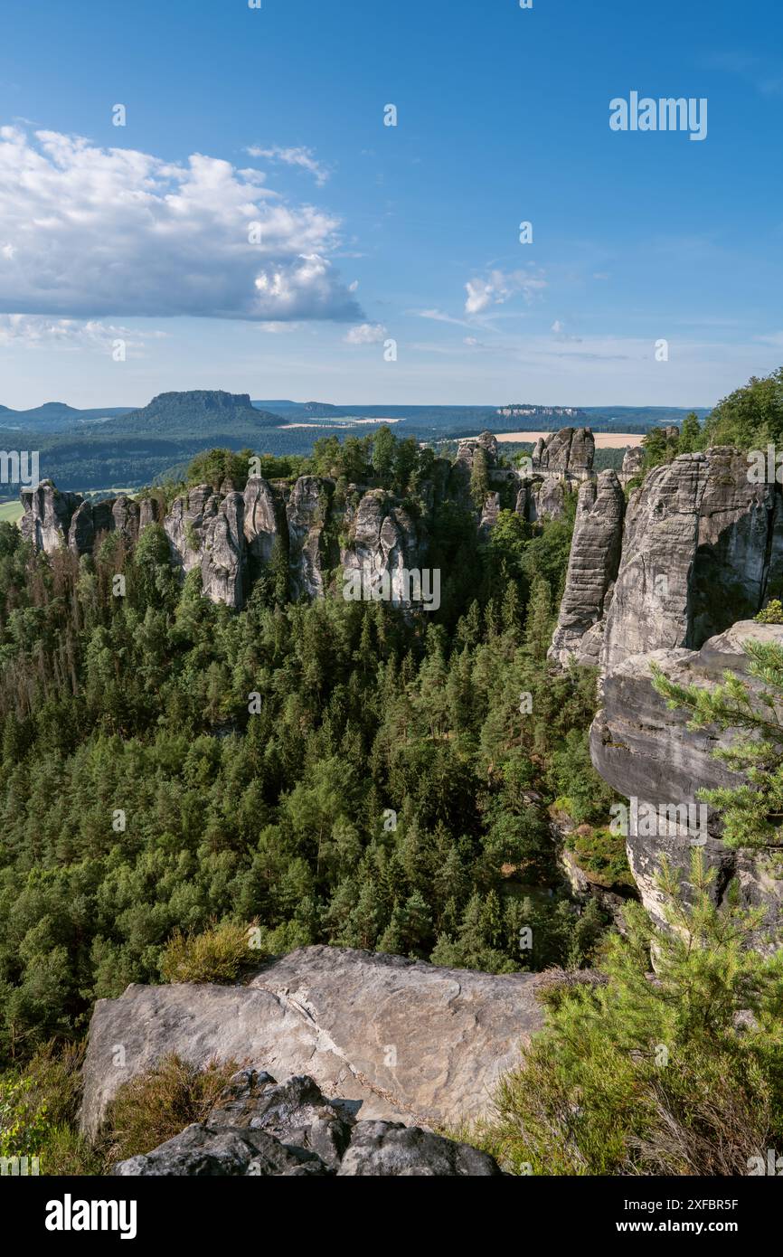 Bastei rocks hi-res stock photography and images - Alamy