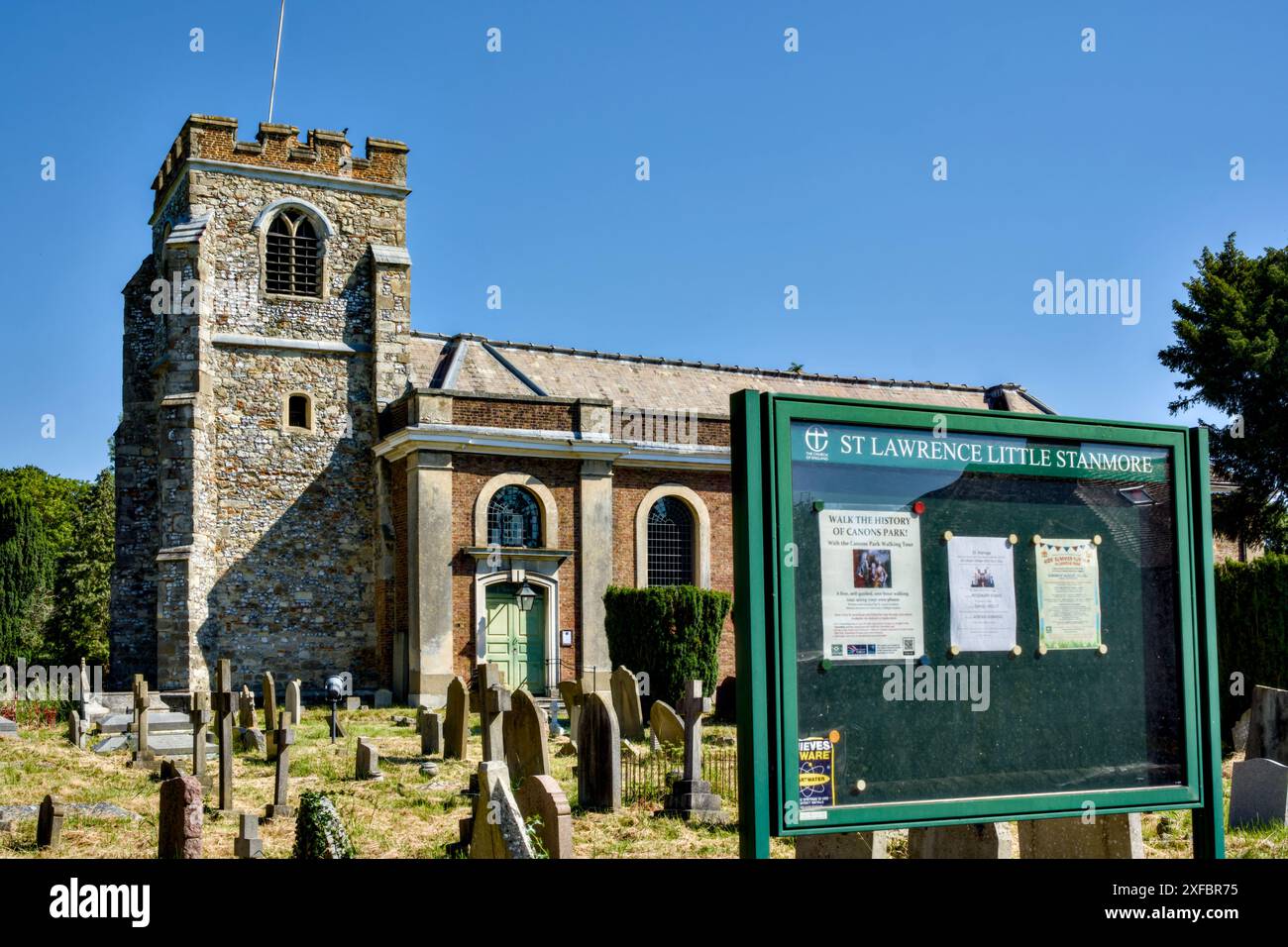 St.Lawrence Church, Little Stanmore, Borough of Harrow, London, England ...