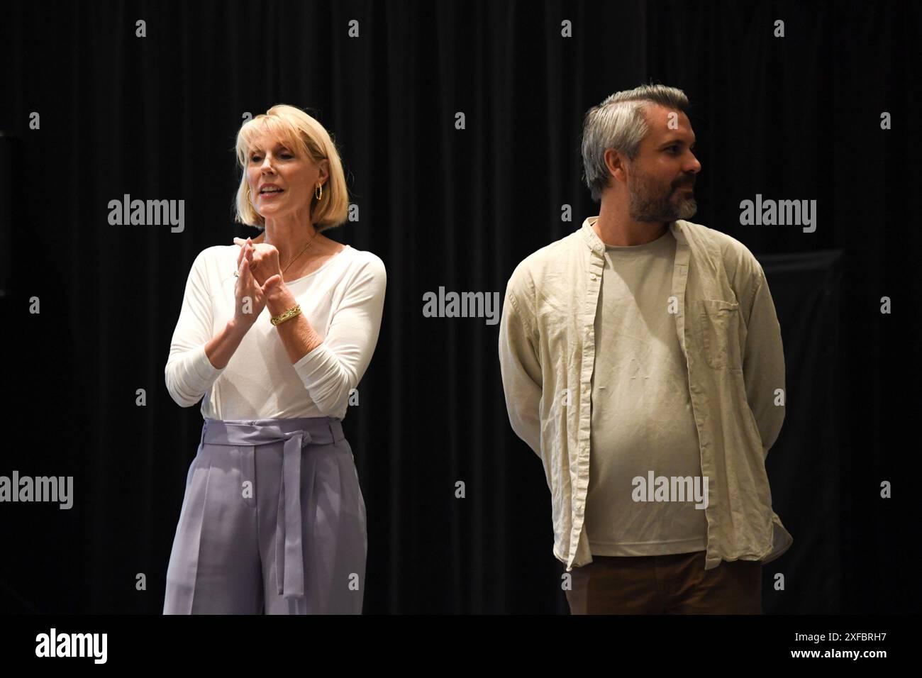Patti Maurer and Donald Rupe attending 'Ain't Done Bad' press preview ...