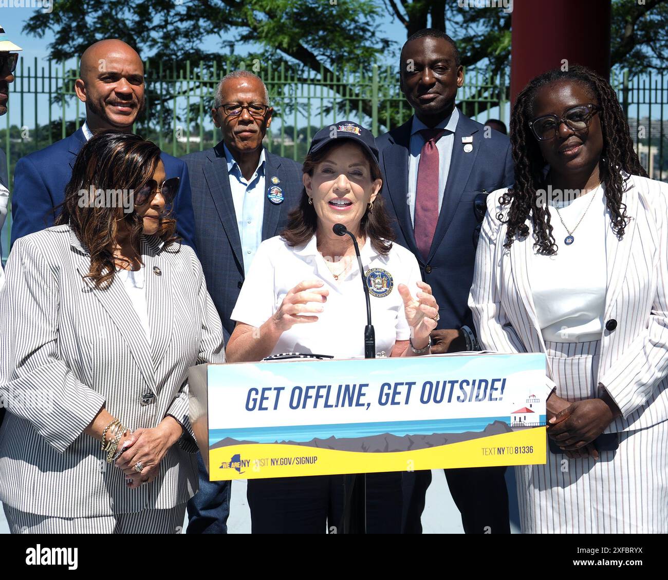 New York City, Ny, USA. 1st July, 2024. Governor Kathy Hochul launched ...