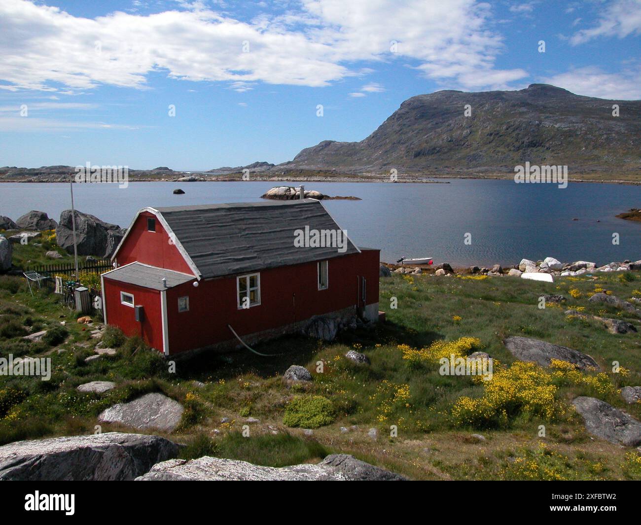 Inuit house in Nanortalik, southern Greenland Stock Photo - Alamy