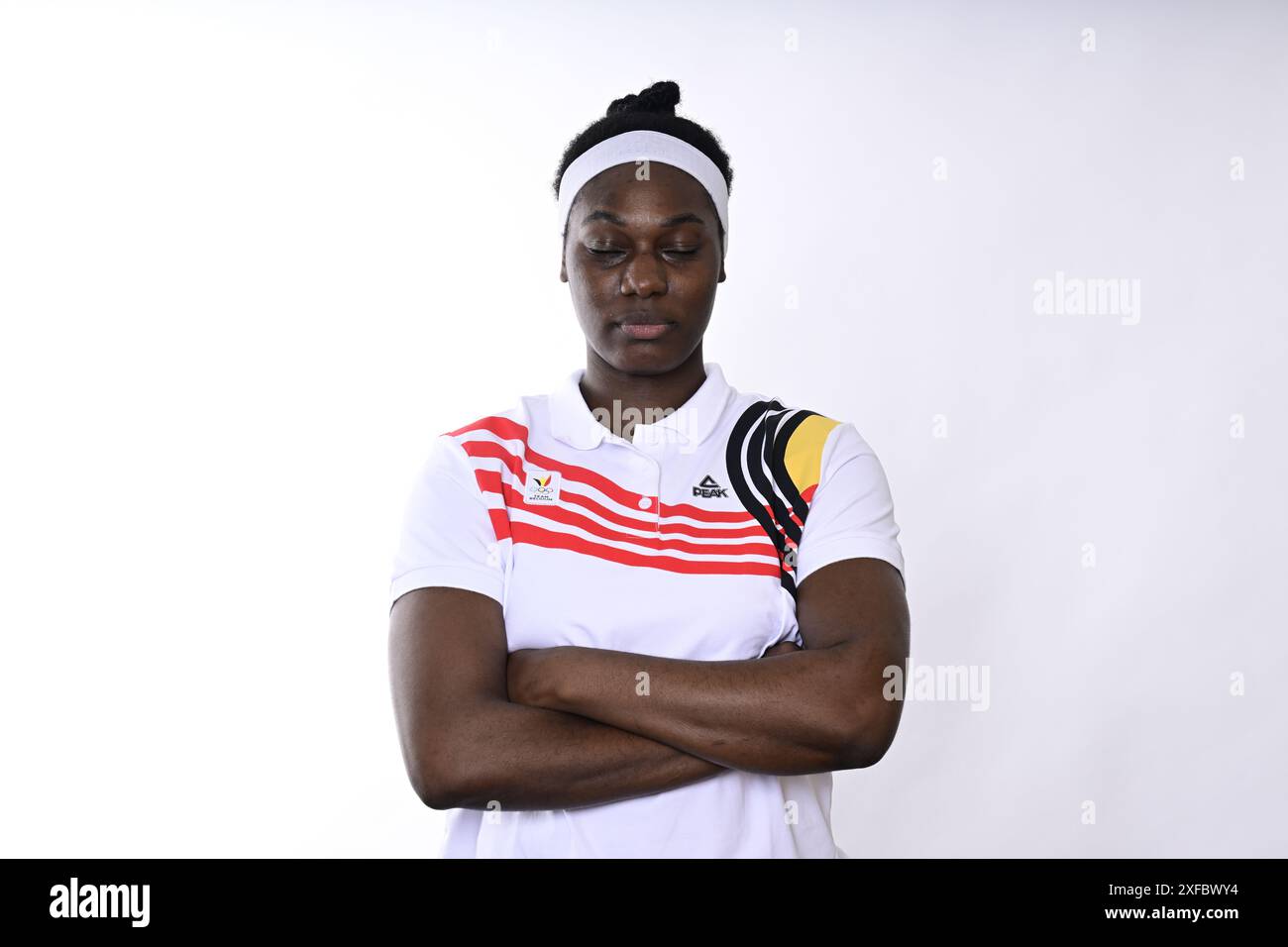 Belgium's Bethy Mununga pictured during a photoshoot for the Belgian ...