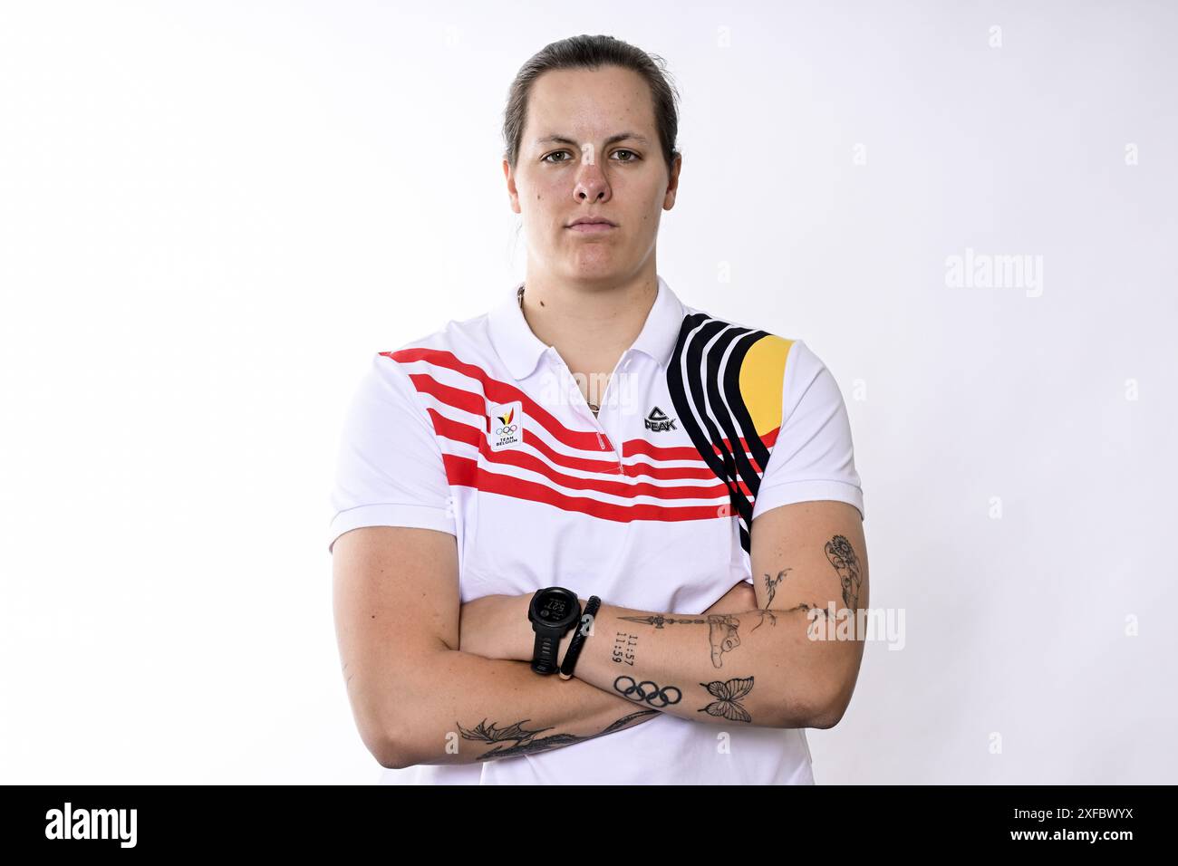 Belgium's Billie Massey pictured during a photoshoot for the Belgian ...