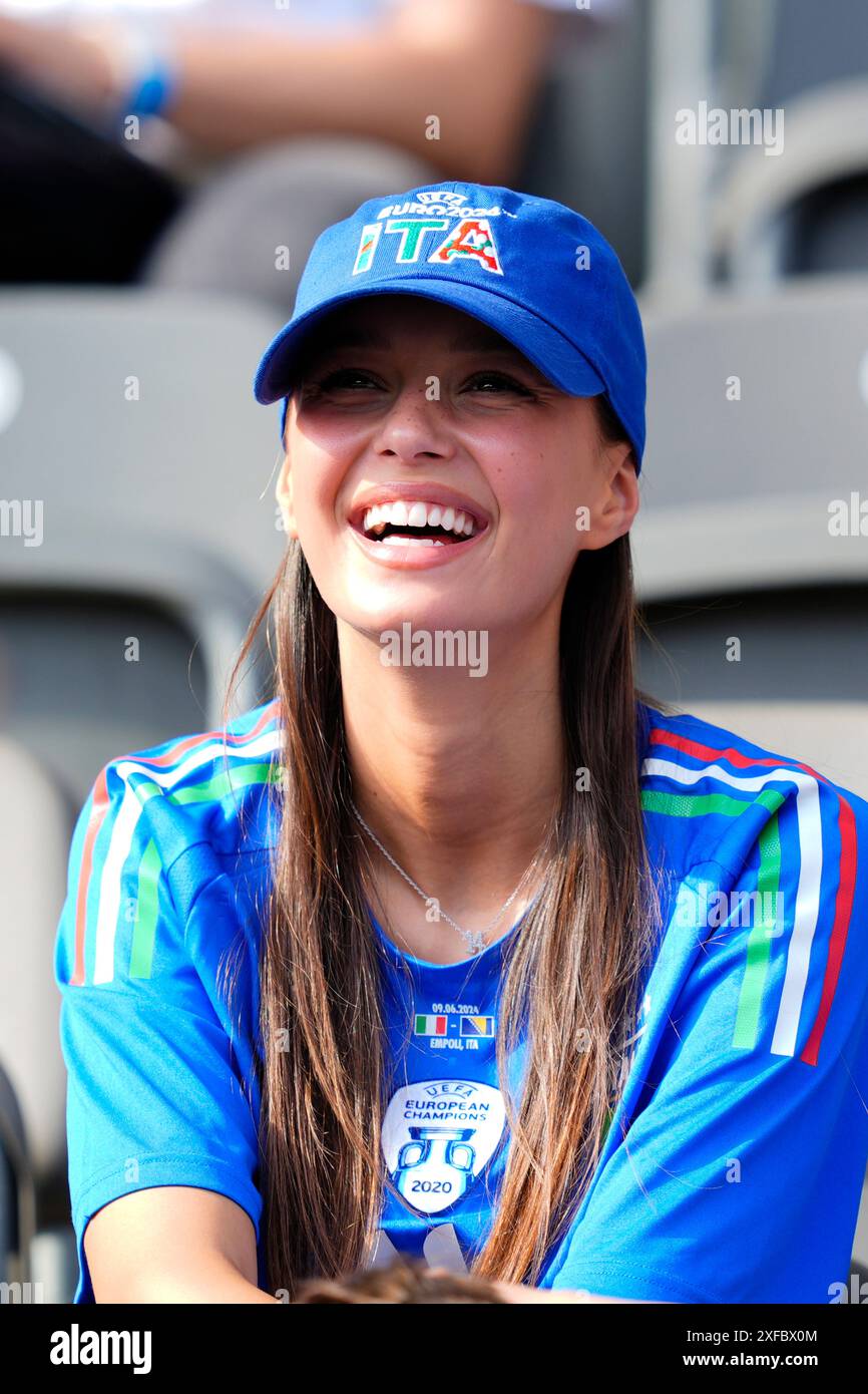 Berlin, Germany. 29th June, 2024. Lucia Bramani girlfriend Italy's ...