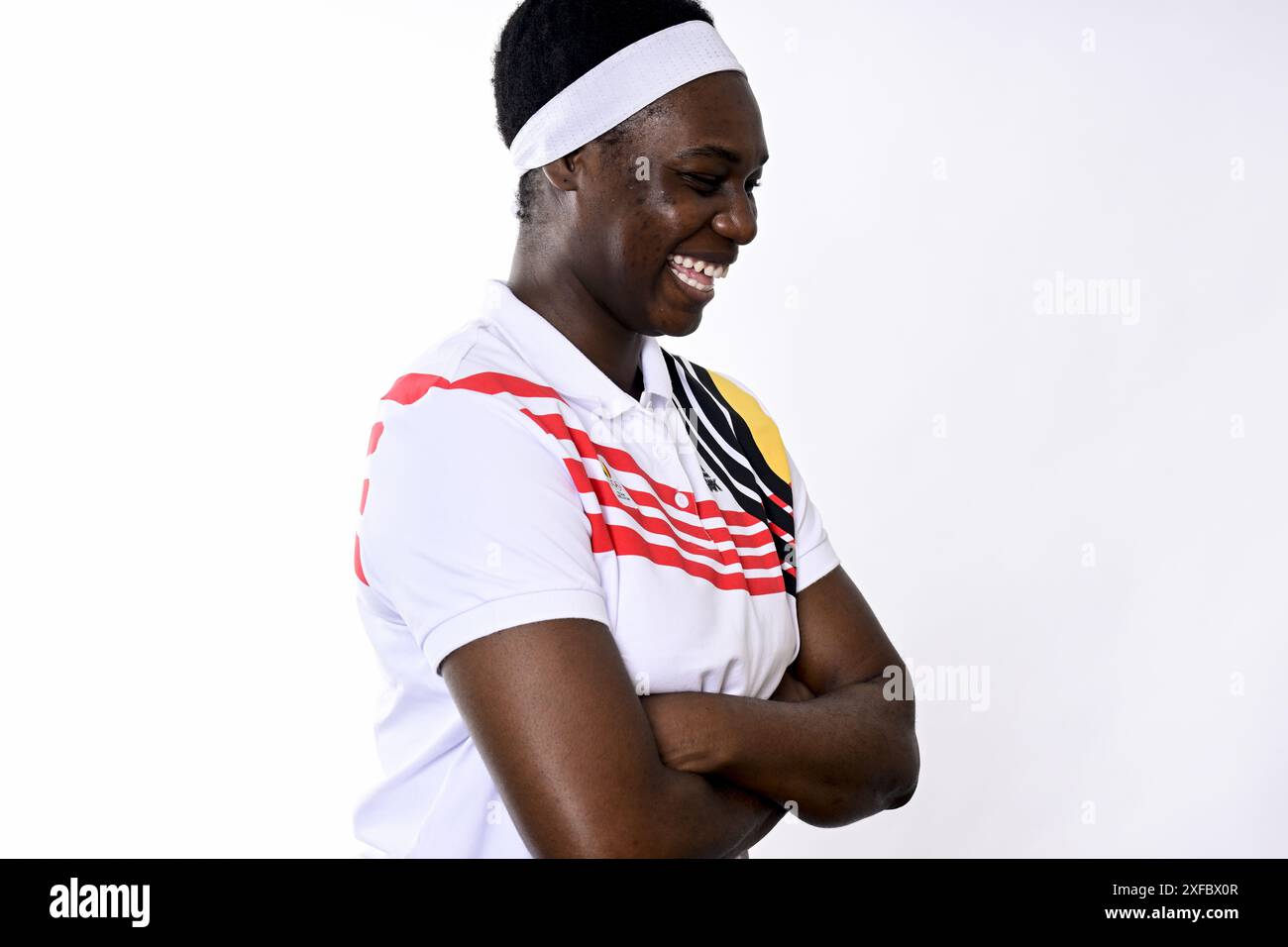 Belgium's Bethy Mununga pictured during a photoshoot for the Belgian ...