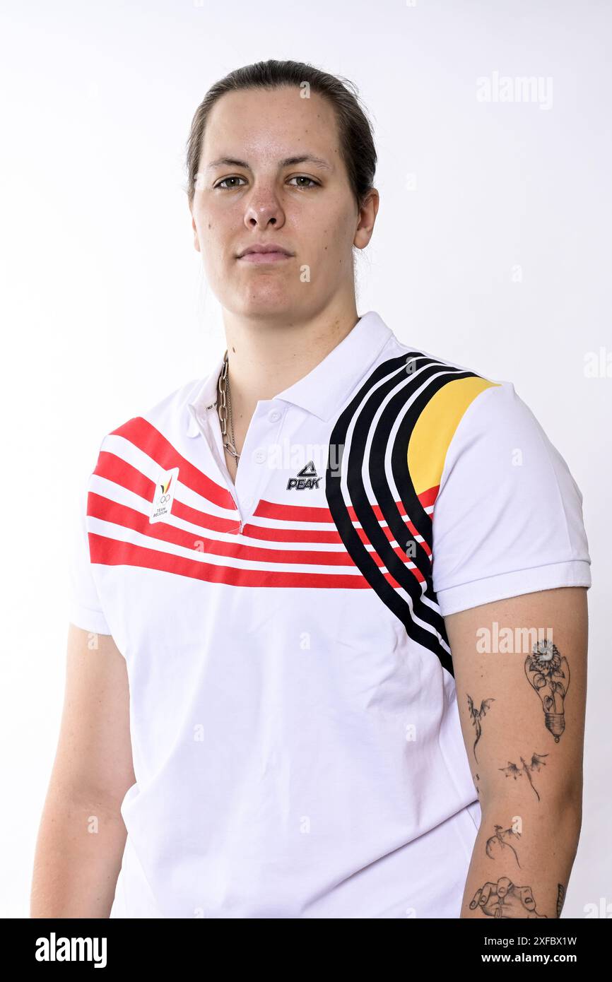 Belgium's Billie Massey pictured during a photoshoot for the Belgian ...