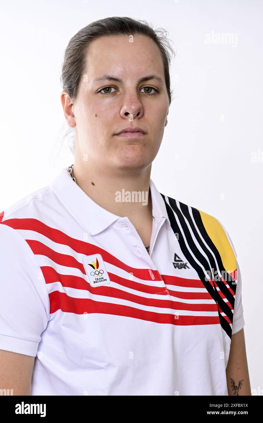 Belgium's Billie Massey pictured during a photoshoot for the Belgian ...