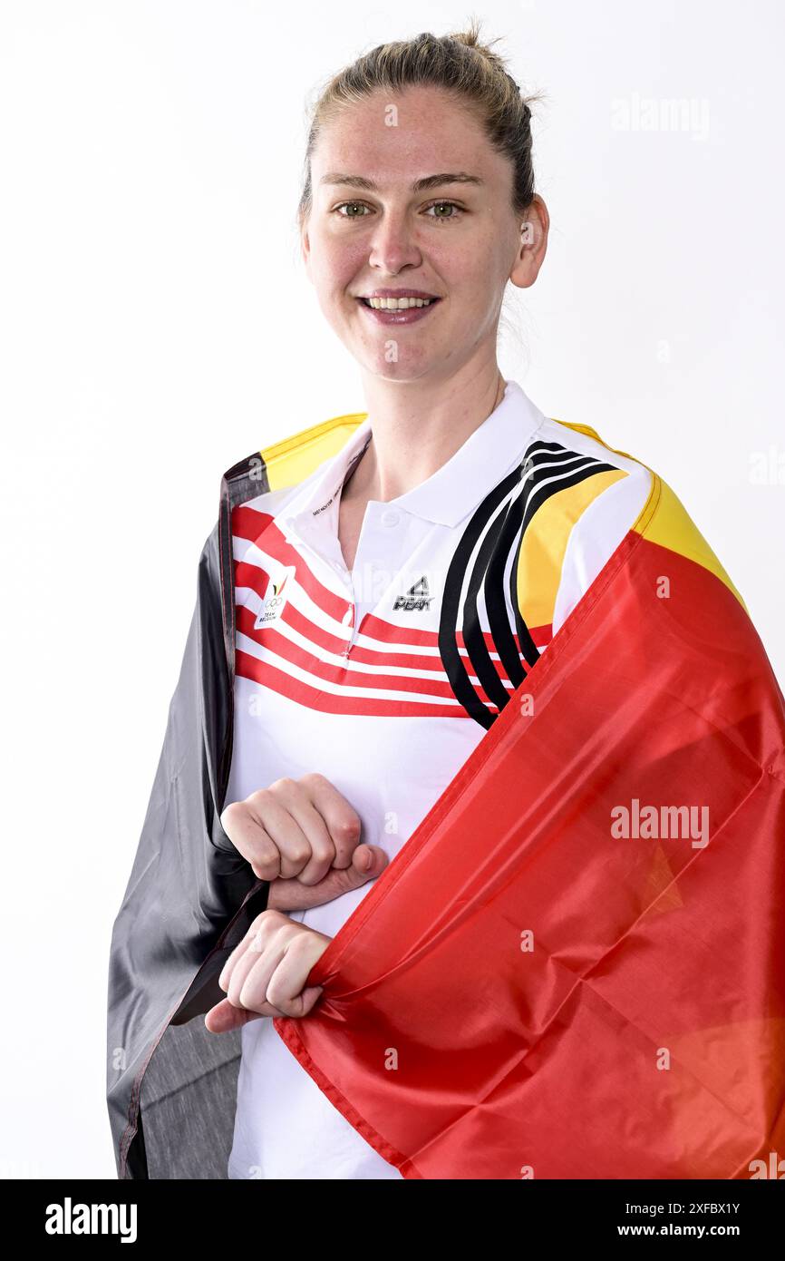 Belgium's Emma Meesseman pictured during a photoshoot for the Belgian ...