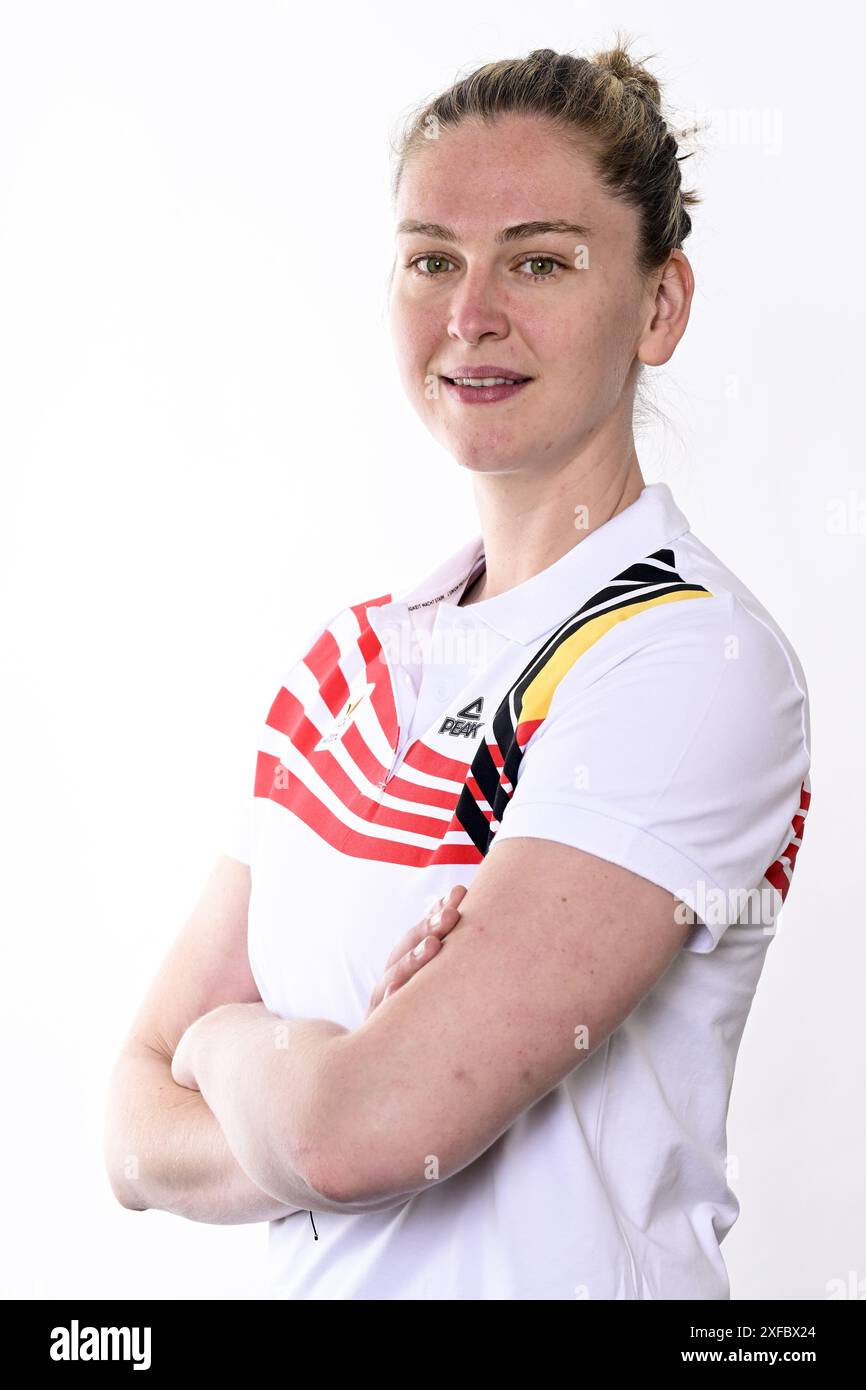 Belgium's Emma Meesseman pictured during a photoshoot for the Belgian ...