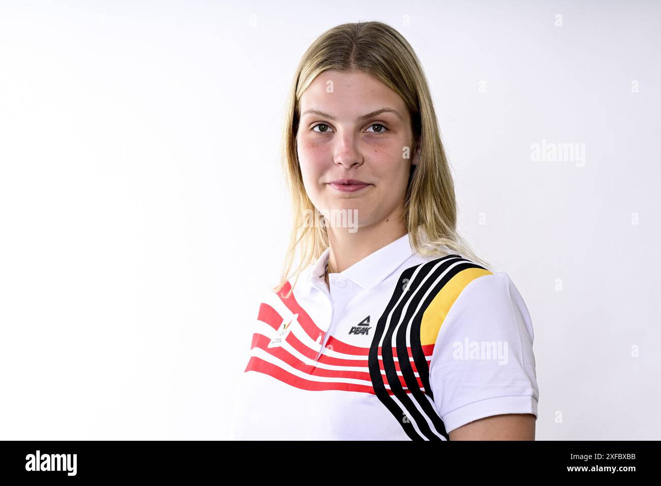 Brussels, Belgium. 19th June, 2024. Belgian basket player Nastja ...