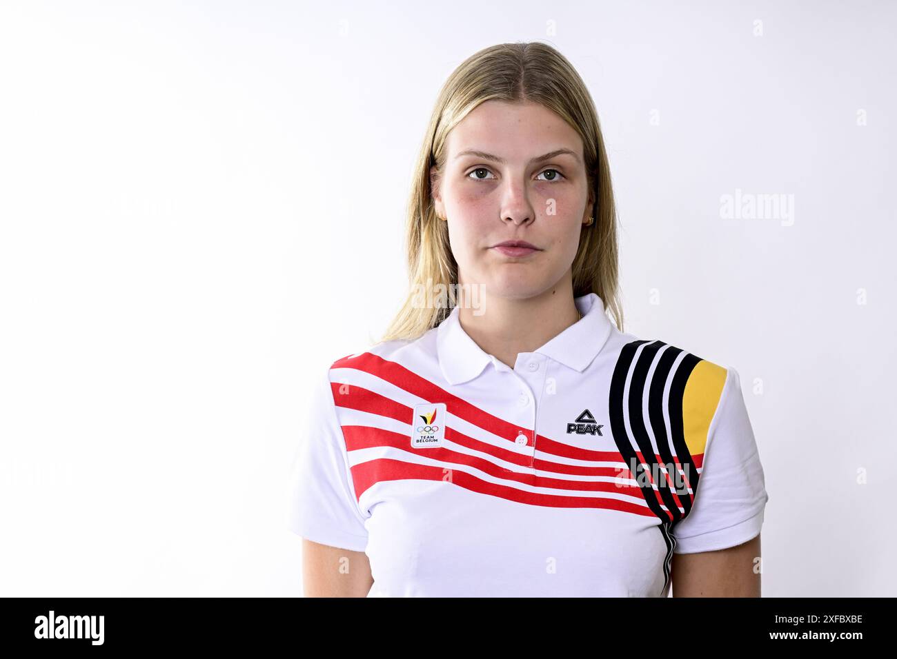 Brussels, Belgium. 19th June, 2024. Belgian basket player Nastja ...