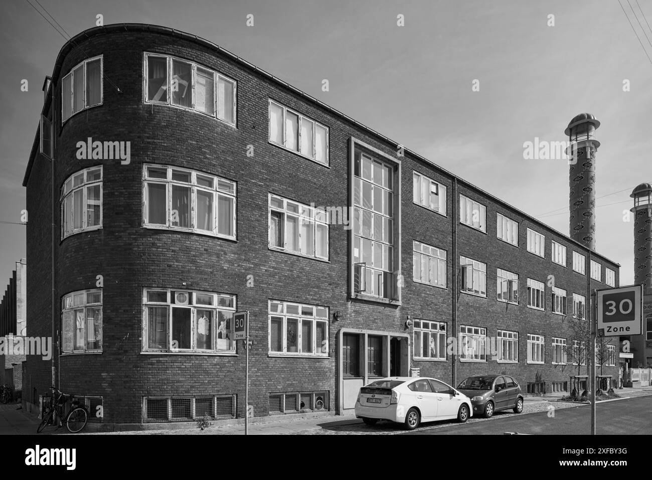 Office and warehouse building designed by Marx Ishøy for wholesaler ...