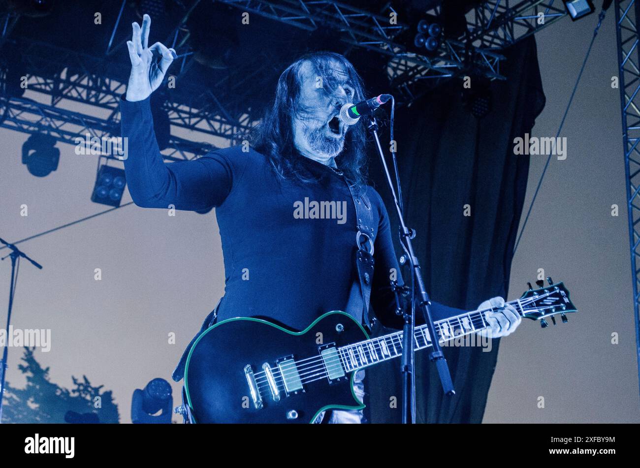 Sakis Tolis of Rotting Christ on their 35th anniversary celebration at ...
