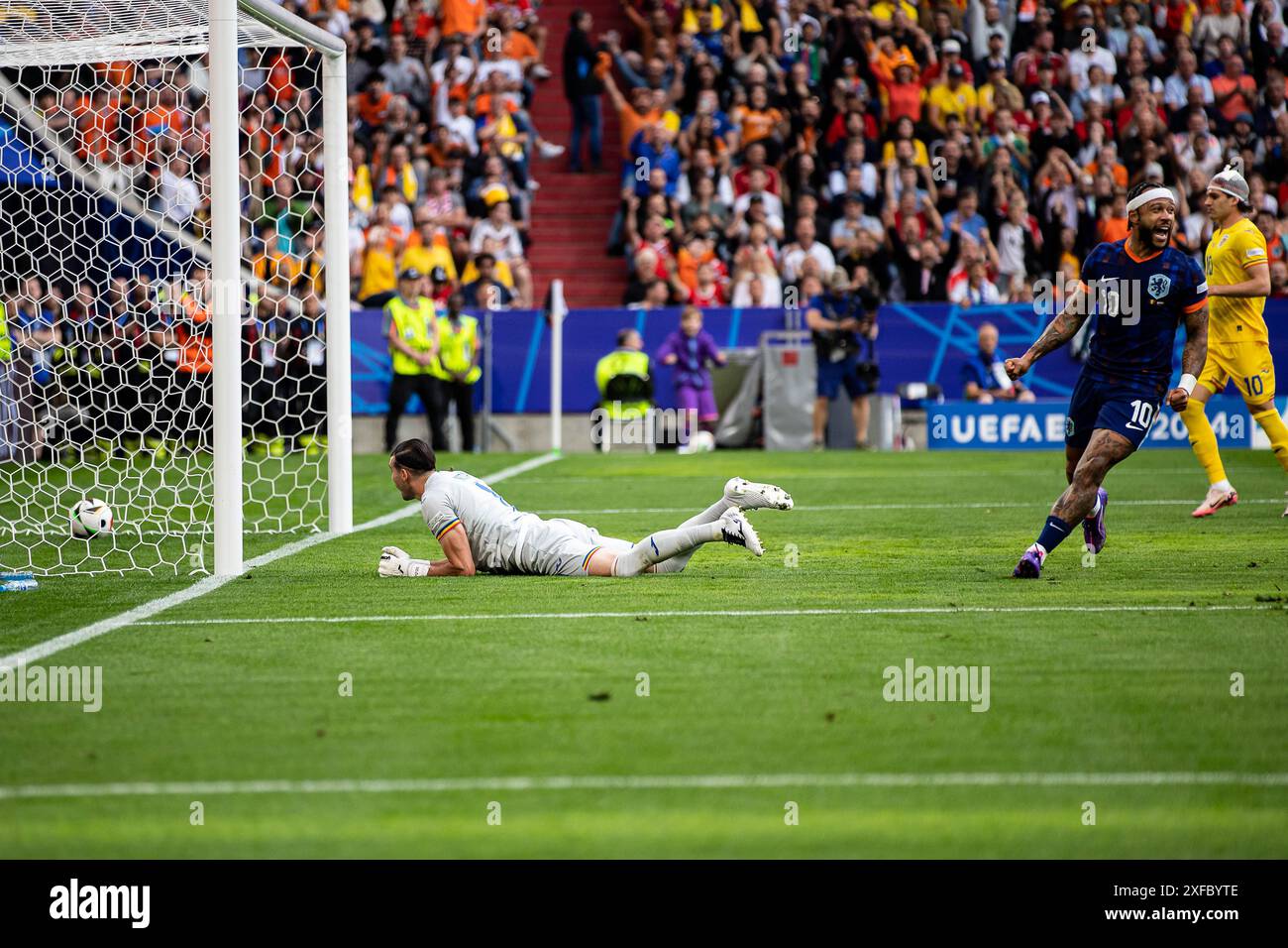 Tor fuer die Niederlande 1:0 durch Cody Gakpo (Niederlande, #11) jubel ...
