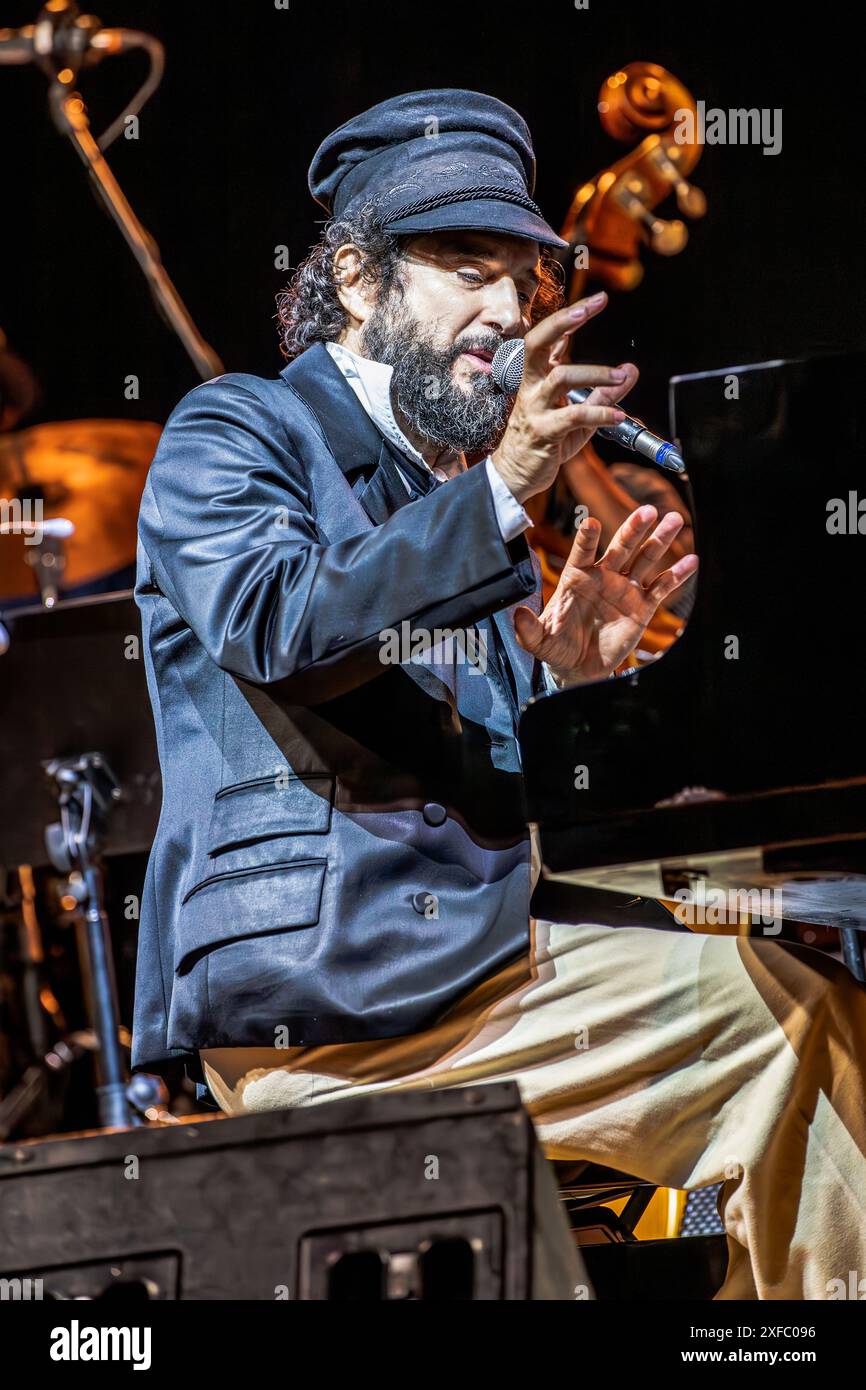 Bollate, Italy. 01st July, 2024. The Italian singer-songwriter VINICIO ...