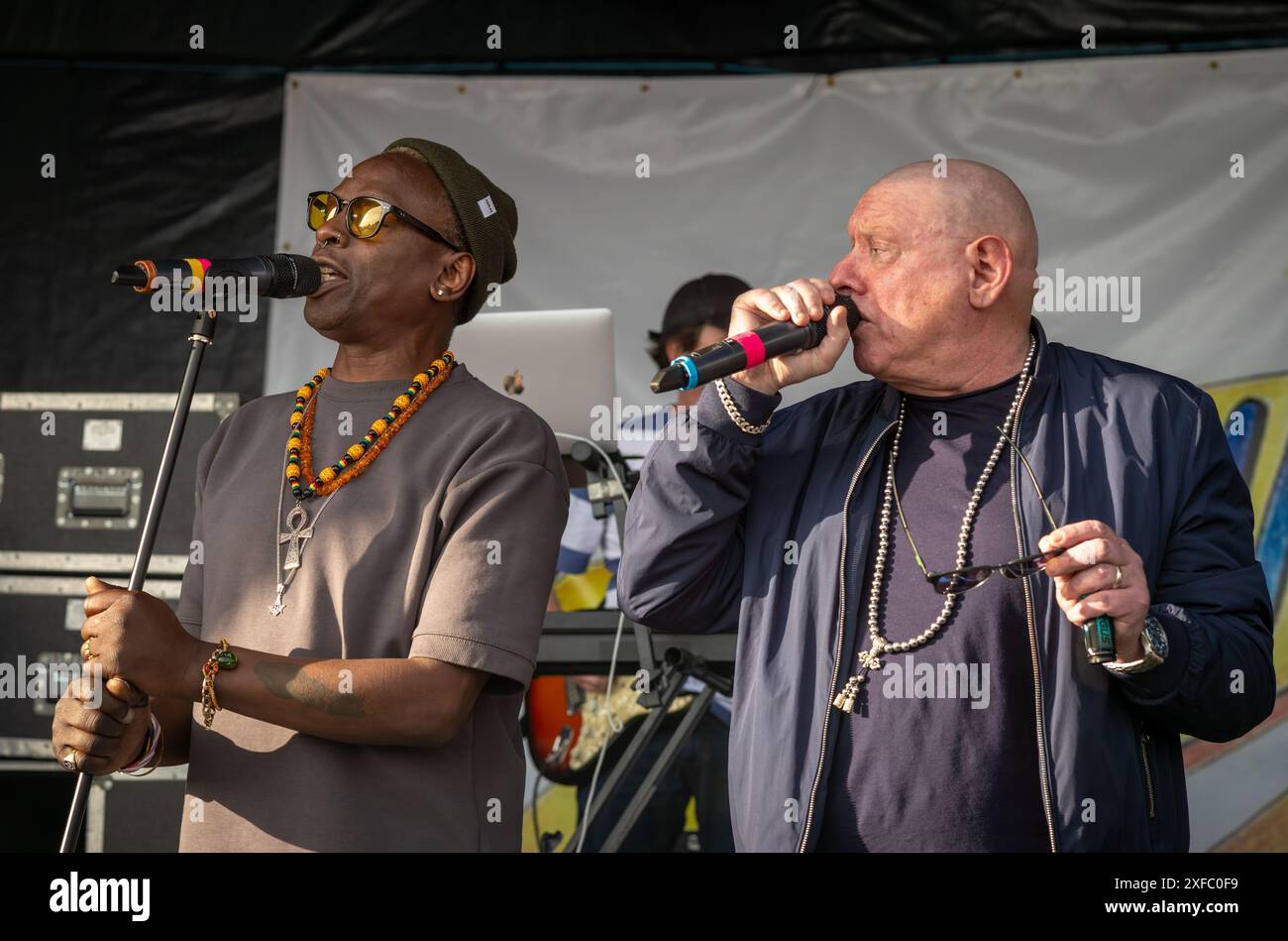Guildford / UK - Jun 29 2024: Ex-Happy Mondays singer Shaun Ryder ...