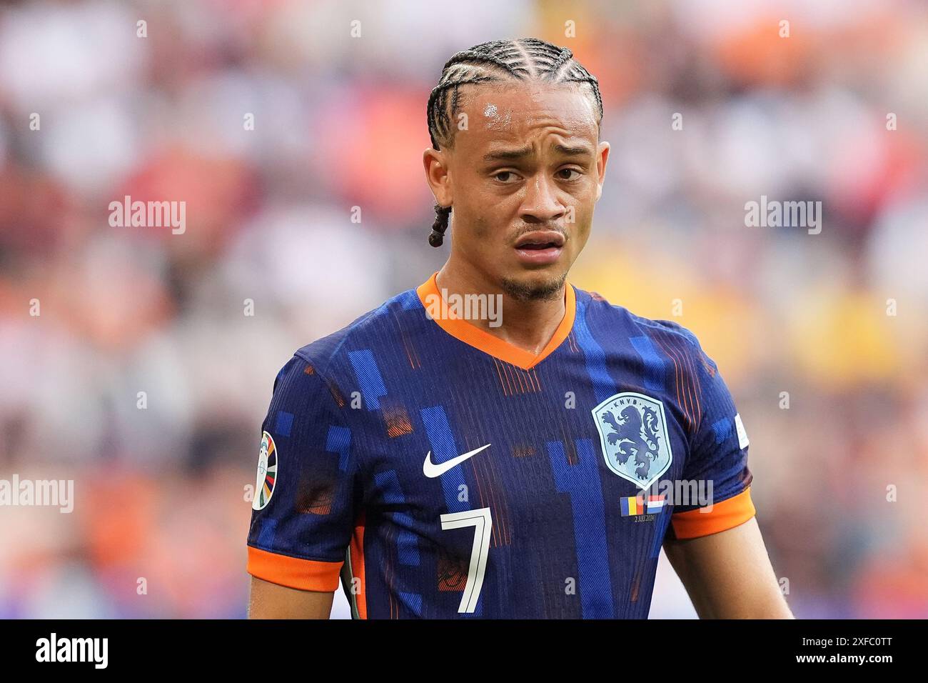 Netherlands's Xavi Simons during the UEFA Euro 2024, round of 16 match ...