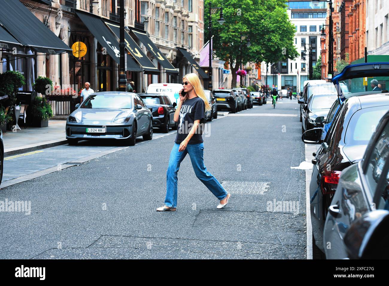 Mayfair, London, United Kingdom, 01 July 2024. Off Duty Top Model Seen ...