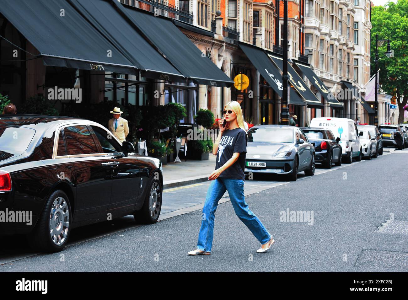 Mayfair, London, United Kingdom, 01 July 2024. Off Duty Top Model Seen ...