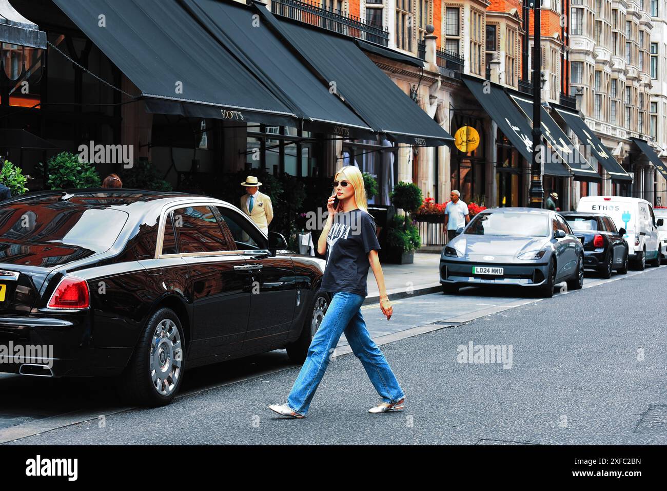 Mayfair, London, United Kingdom, 01 July 2024. Off Duty Top Model Seen ...