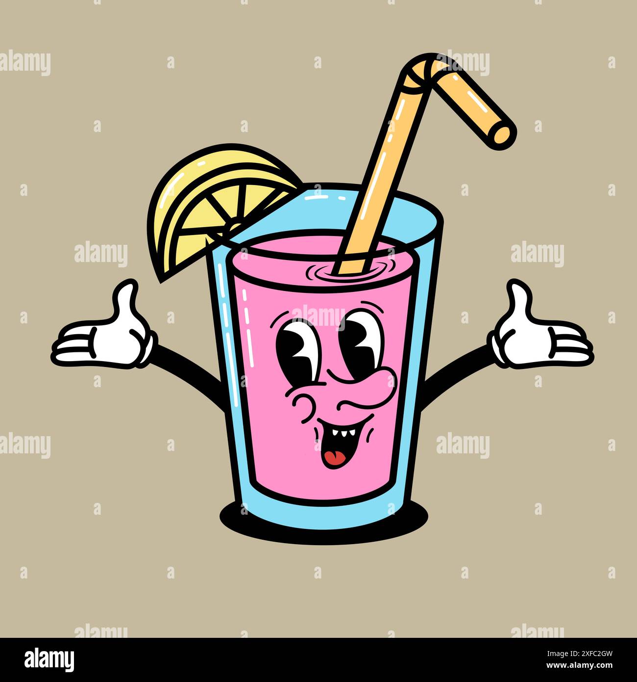 Cartoon character retro hi-res stock photography and images - Alamy