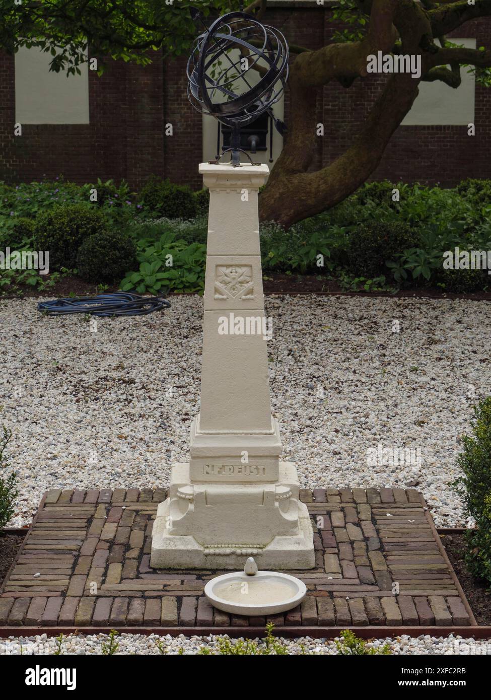 Historic stone sundial surrounded hi-res stock photography and images ...