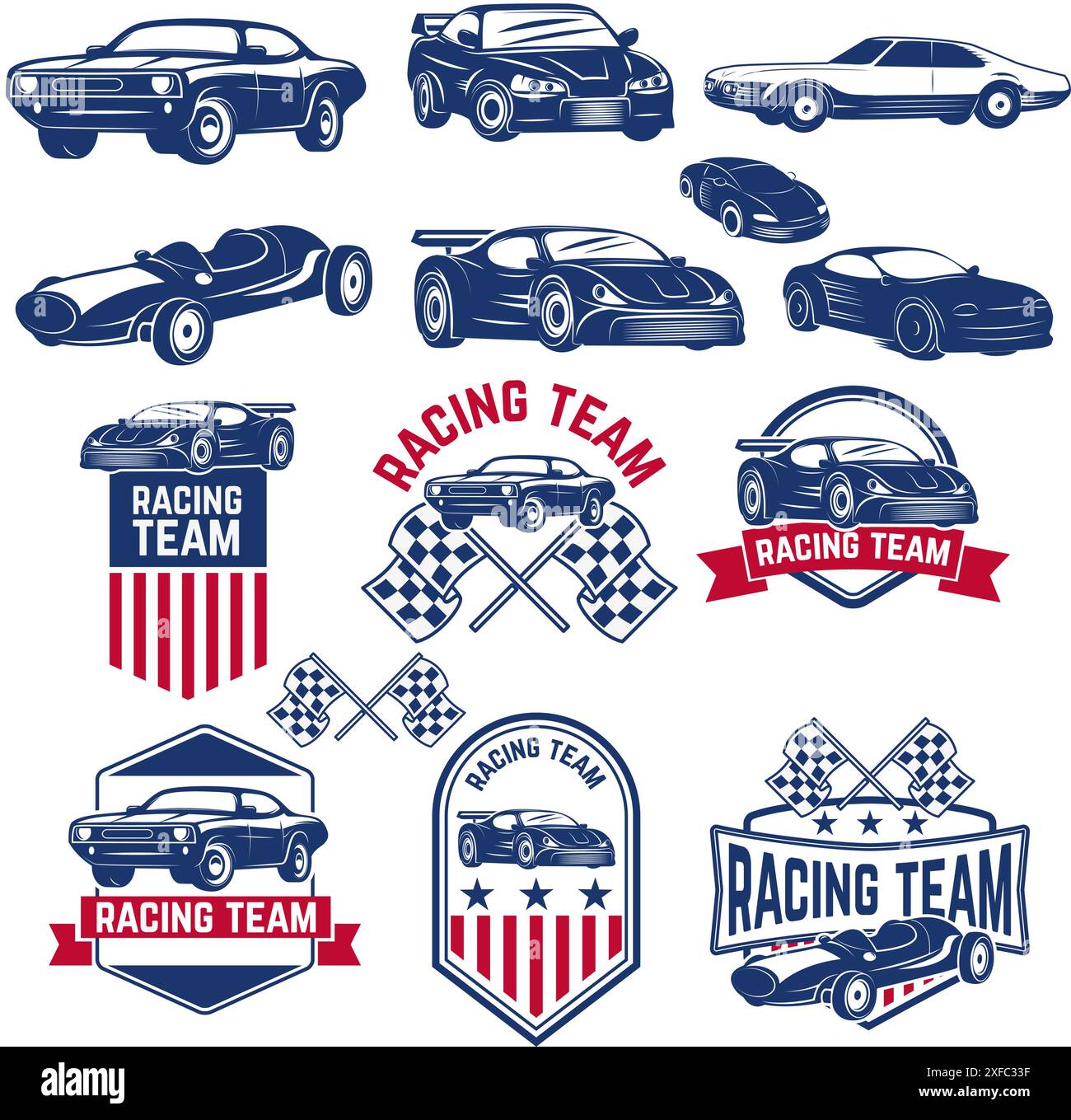 Race cars track Cut Out Stock Images & Pictures - Alamy