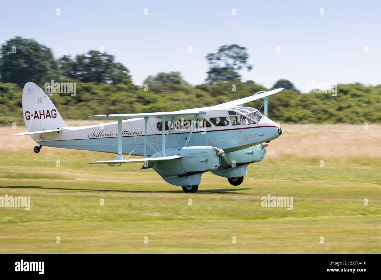De Havilland DH.89A Dragon Rapide, registration G-AHAG, at the ...