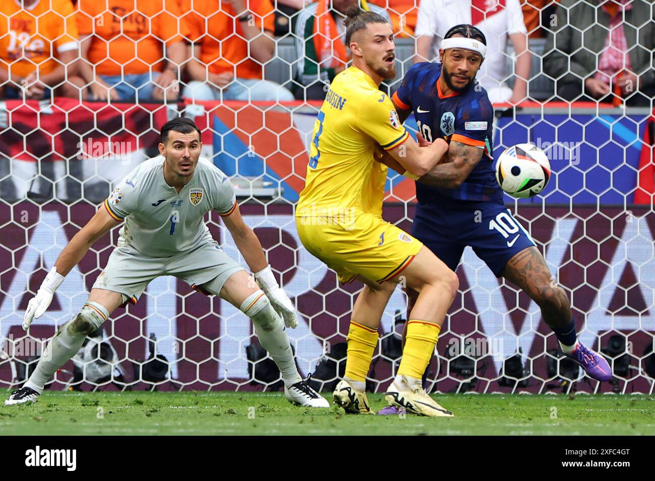 Munich, Germany. 02nd July, 2024. Soccer, UEFA Euro 2024, European Championship, Romania ...