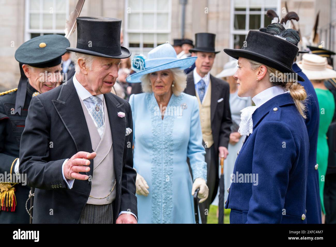 King Charles III meets Victoria Webber, one of the first female High ...