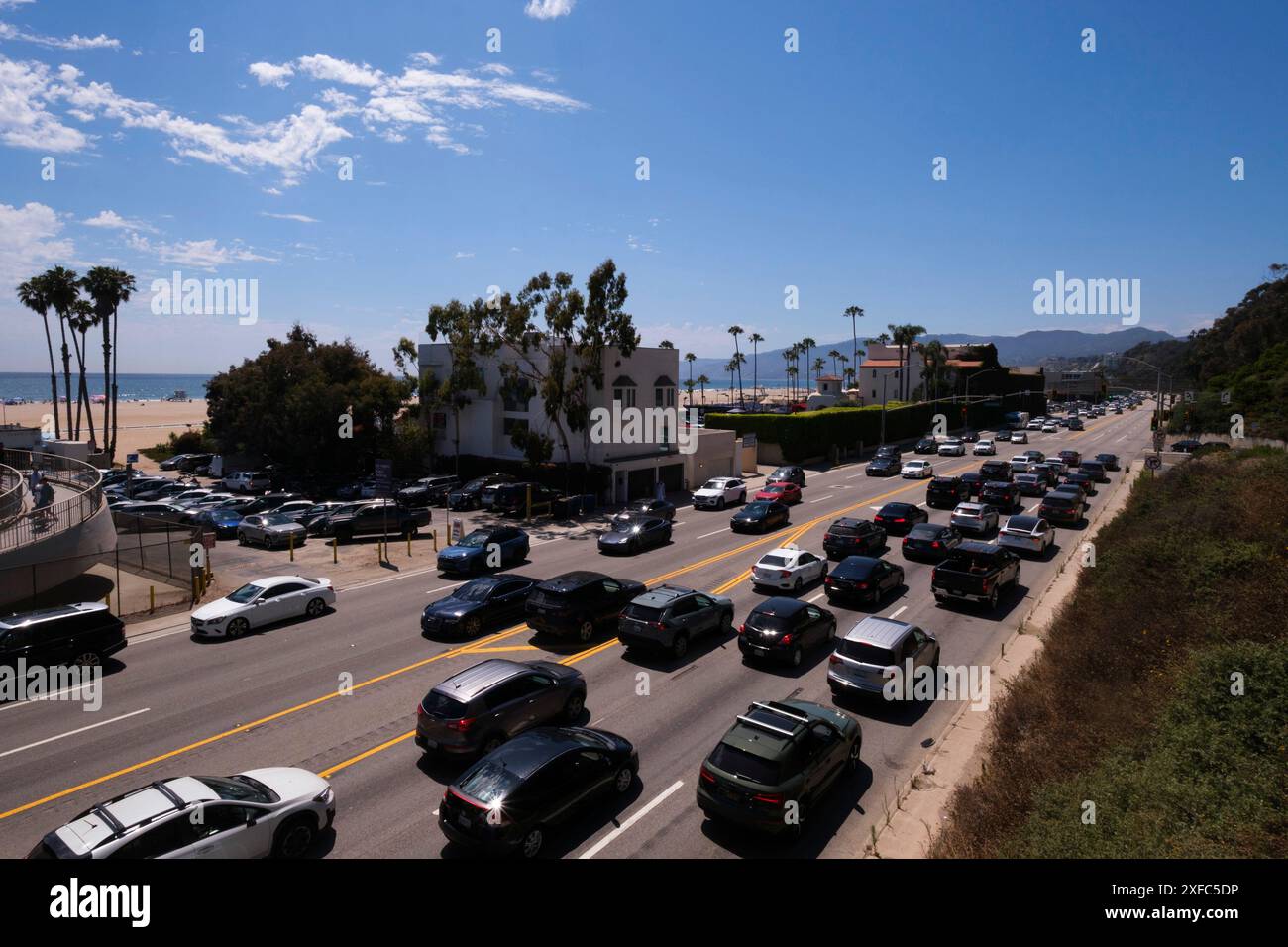 Pacific coast highway santa monica hi-res stock photography and images ...