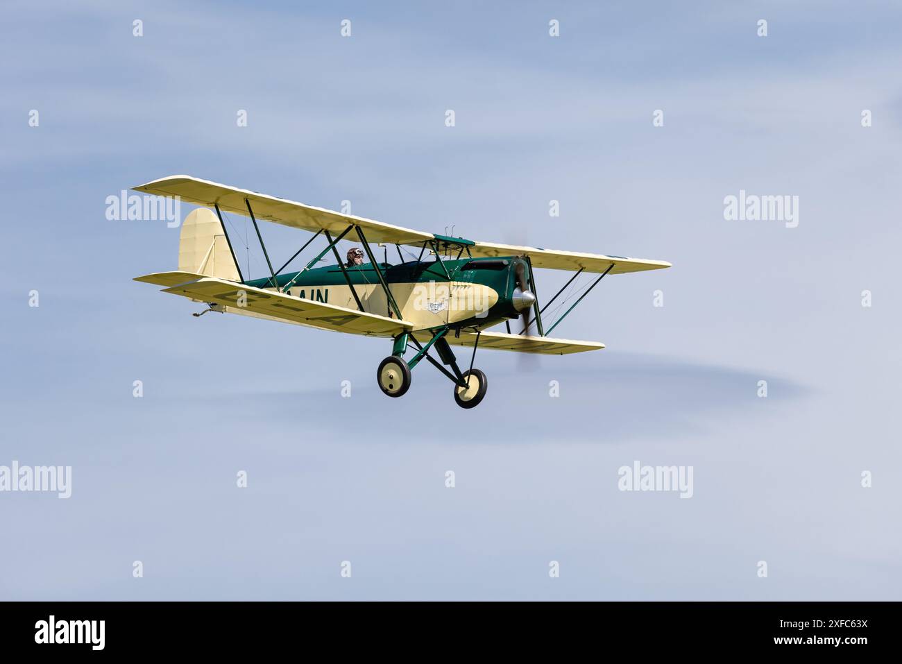 1934 Parnall Elf II, registration G-AAIN, displaying at the ...