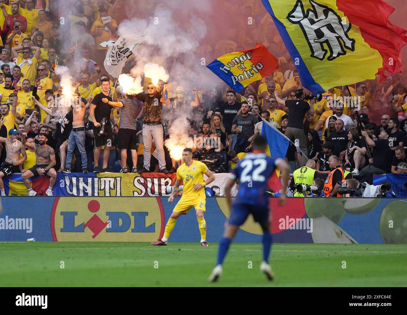 Euro 2024 romania fans hi-res stock photography and images - Alamy
