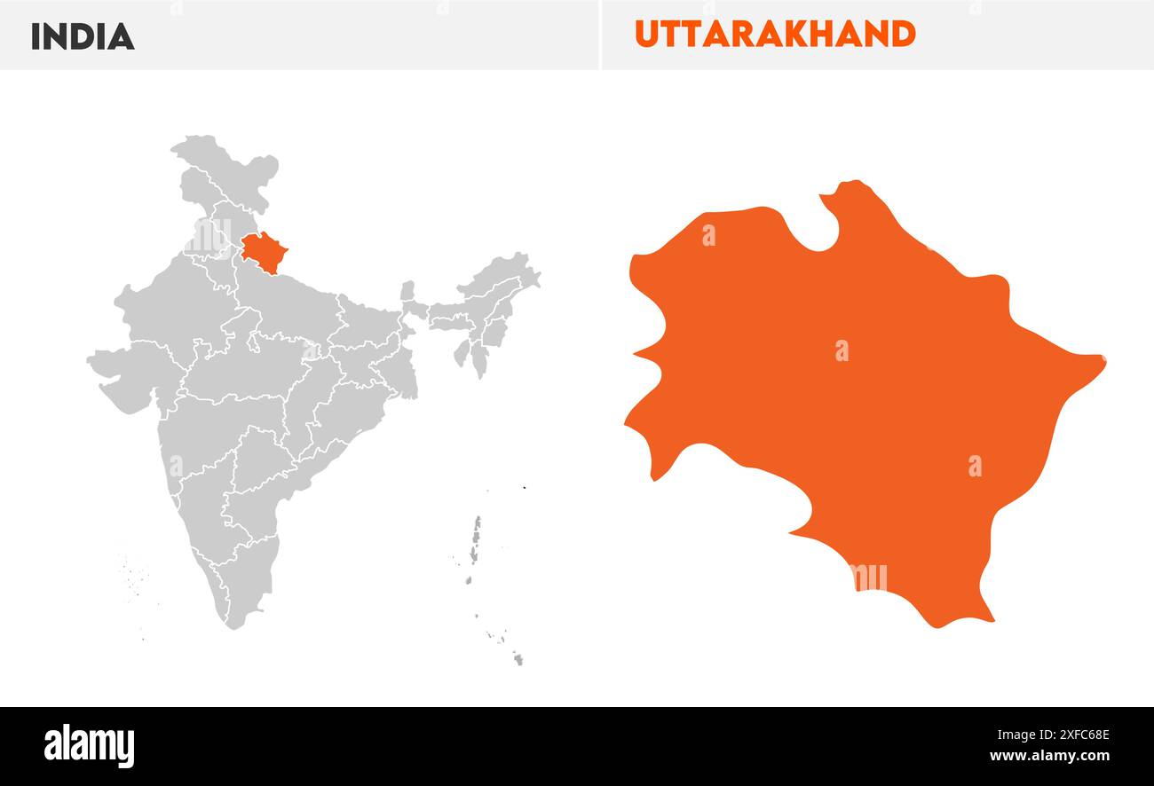 Uttarakhand Map Uttarakhand State Map India
