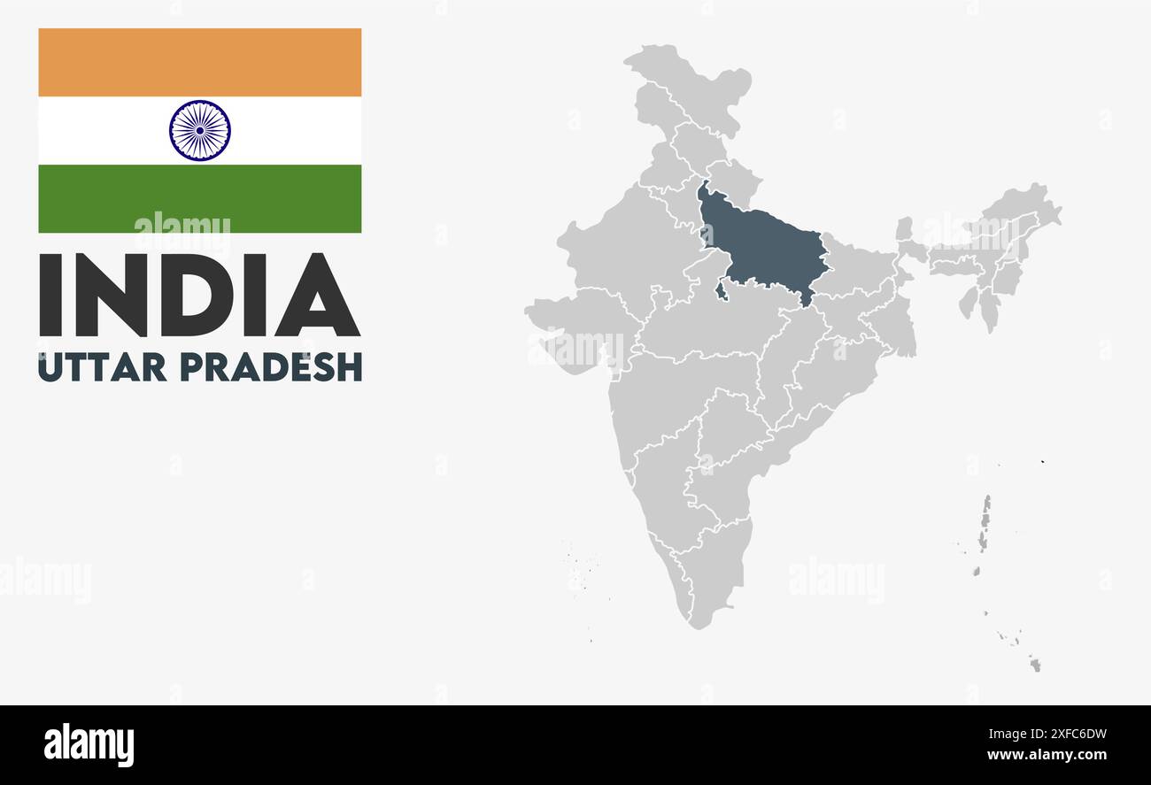 Uttar pradesh Map image1, State of India, Republic of India, government ...